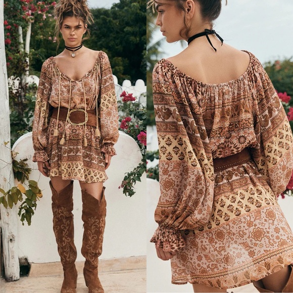 Spell | Dresses | Spell Lovers Beach Tunic Dress In Mauve | Poshmark